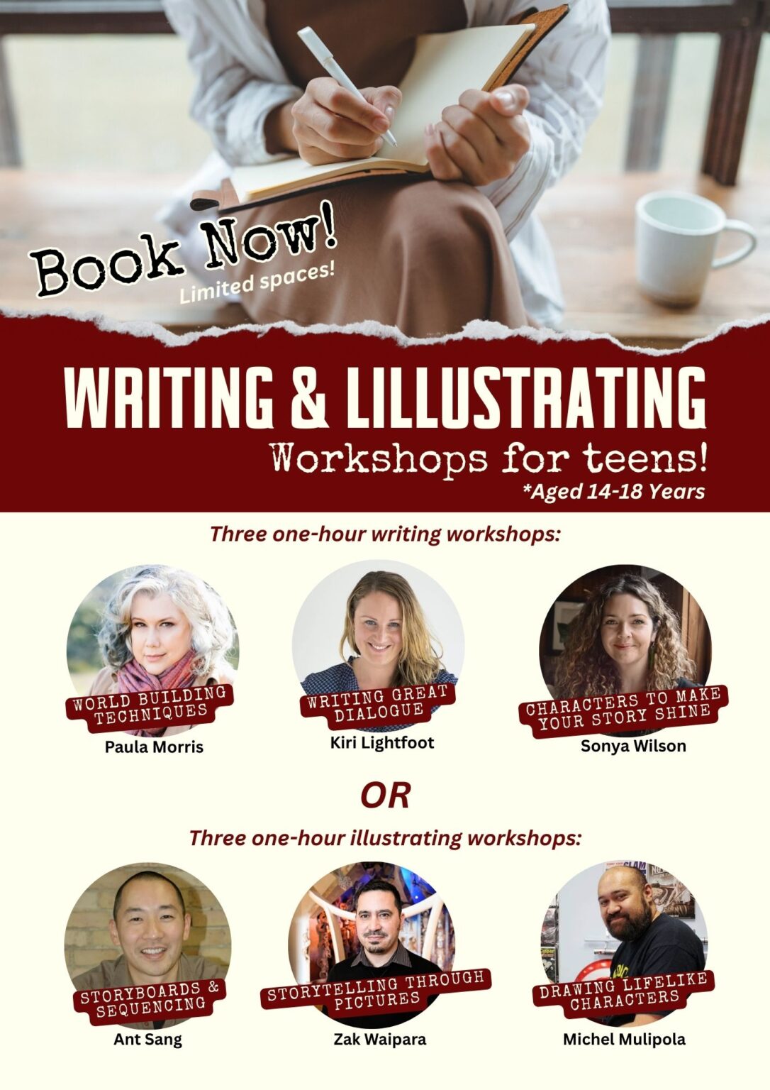 Writing and Illustration Workshops for Teens - Storylines Children's ...