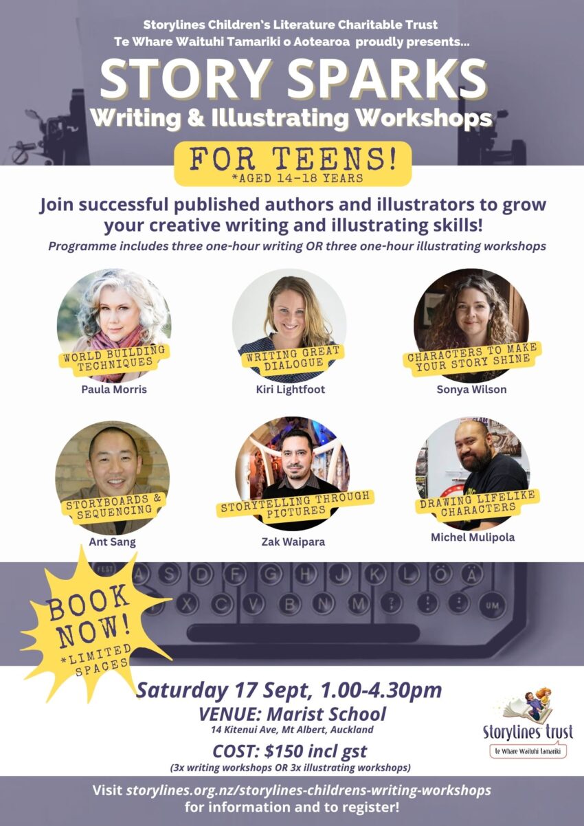 Storylines Story Sparks - Writing and Illustration Workshops for Teens ...